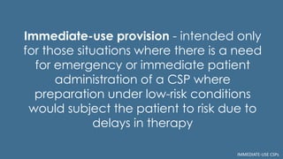 USP 797 CSP Risk Categories | PPTX