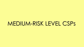 USP 797 CSP Risk Categories | PPTX