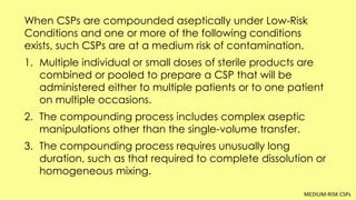 USP 797 CSP Risk Categories | PPTX