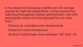 USP 797 CSP Risk Categories | PPTX