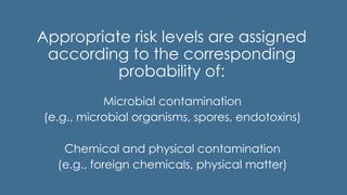USP 797 CSP Risk Categories | PPTX
