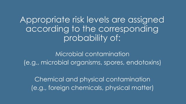 USP 797 CSP Risk Categories | PPTX | Home Appliances | Home & Garden