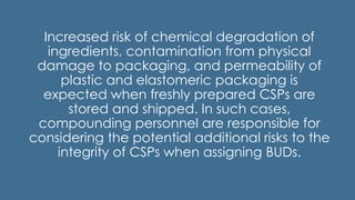 USP 797 CSP Risk Categories | PPTX