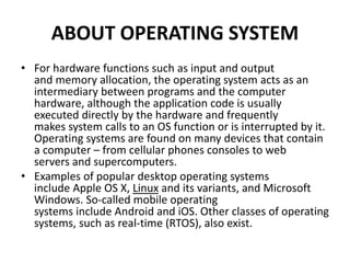 Operating System | PPT