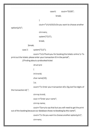 computer science project on movie booking system | DOCX