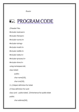 computer science project on movie booking system | DOCX