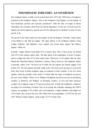 A comprehensive report on strategy analysis of Colgate. | DOCX