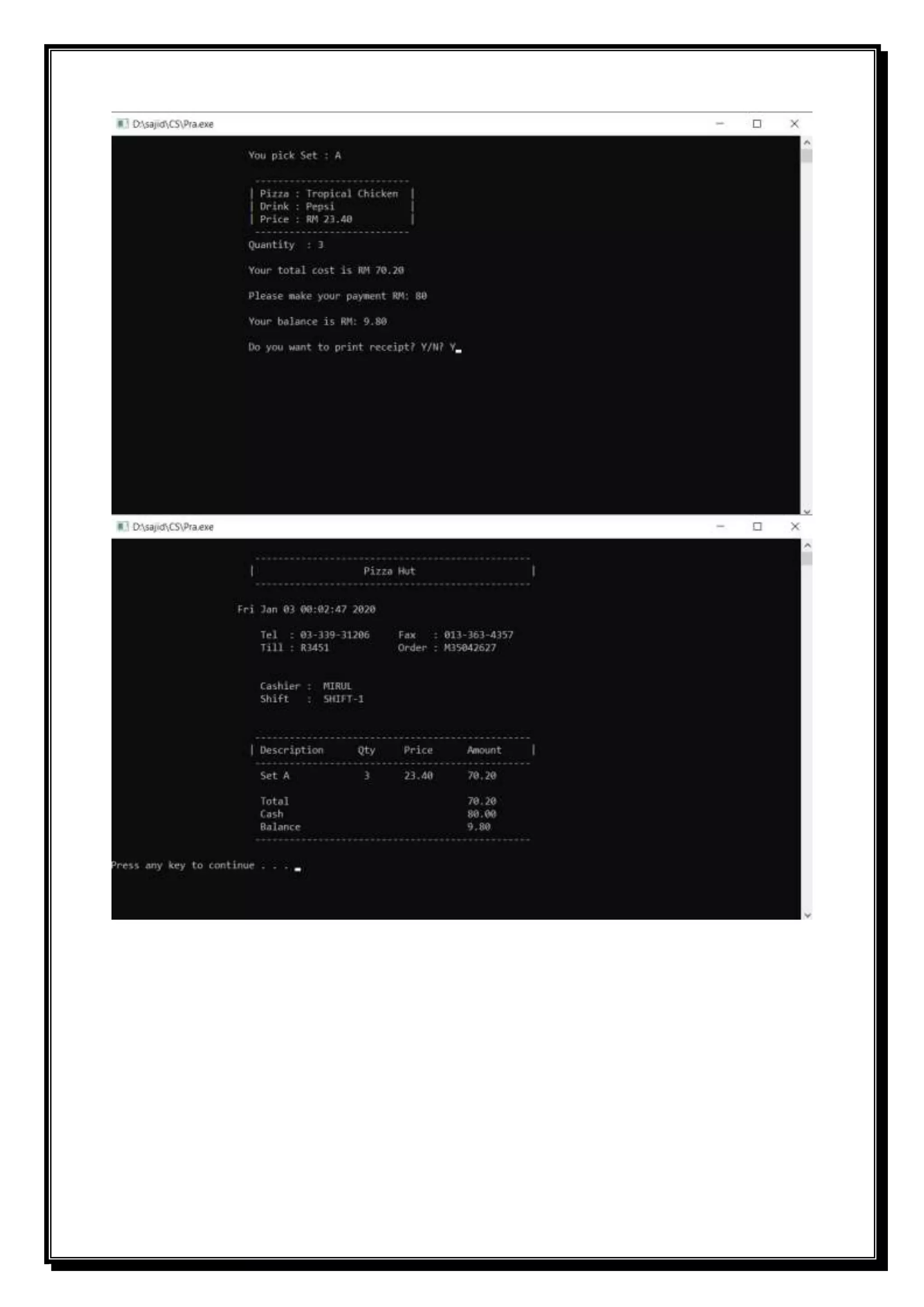 Computer Science Project On Management System Docx Programming Languages Computing