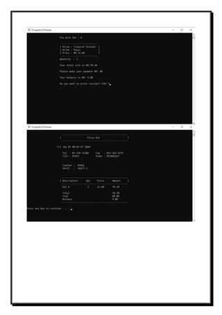 Computer Science Project on Management System | DOCX