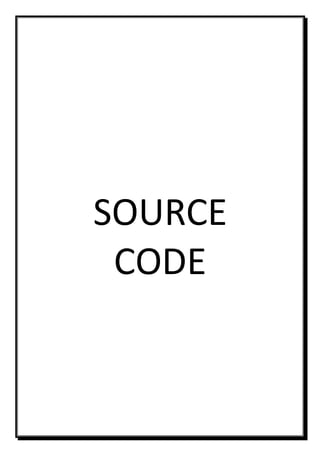 Computer Science Project on Management System | DOCX
