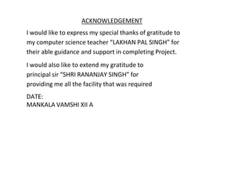 COMPUTER SCIENCE PROJECT ON HISTORICAL PLACE.pptx | Databases ...