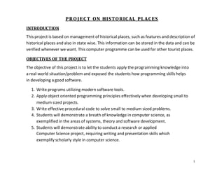 COMPUTER SCIENCE PROJECT ON HISTORICAL PLACE.pptx