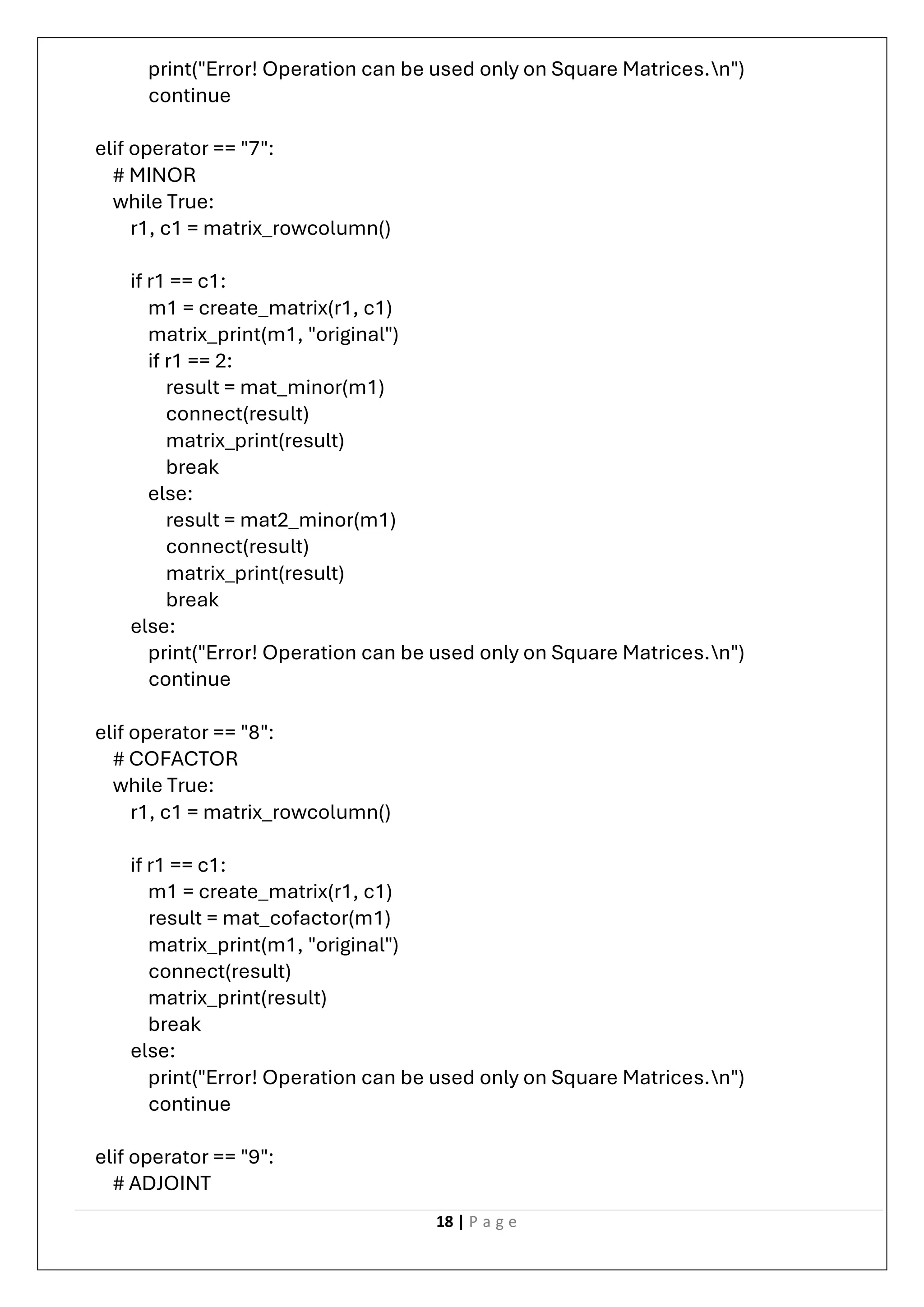 Computer Science CS Project Matrix CBSE Class 12th XII .pdf