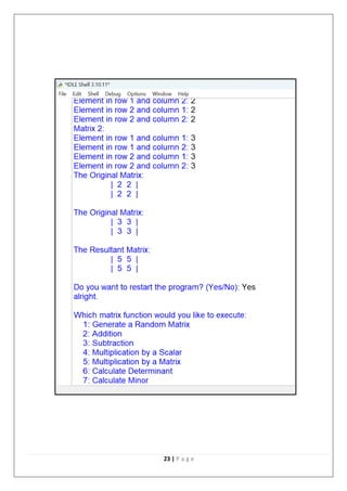 Computer Science CS Project Matrix CBSE Class 12th XII .pdf