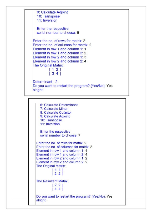 Computer Science CS Project Matrix CBSE Class 12th XII .pdf