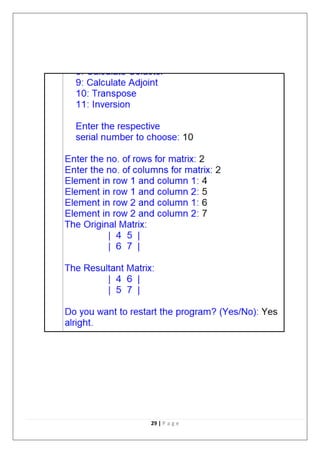 Computer Science CS Project Matrix CBSE Class 12th XII .pdf