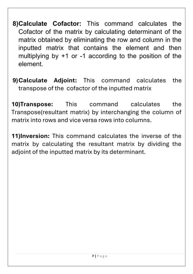 Computer Science CS Project Matrix CBSE Class 12th XII .pdf