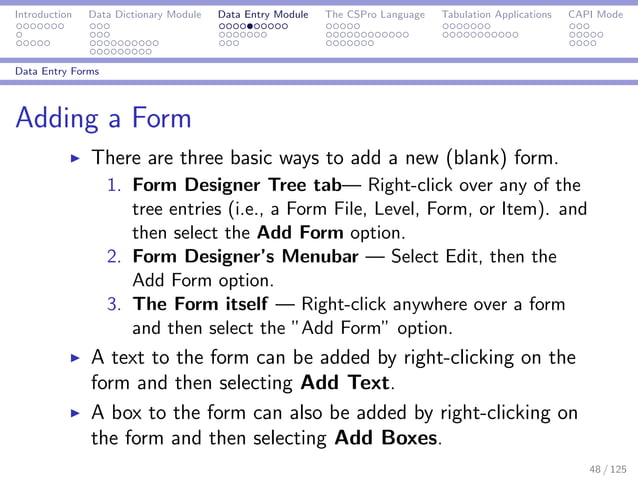 CSPro Training Slides | PDF | Desktop Publishing | Computer Software ...