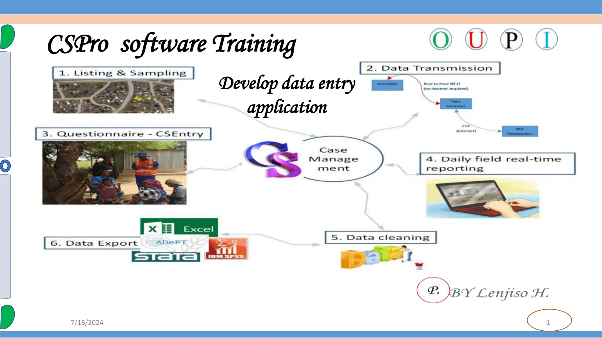 Training on CSPro and step by steps.pptx