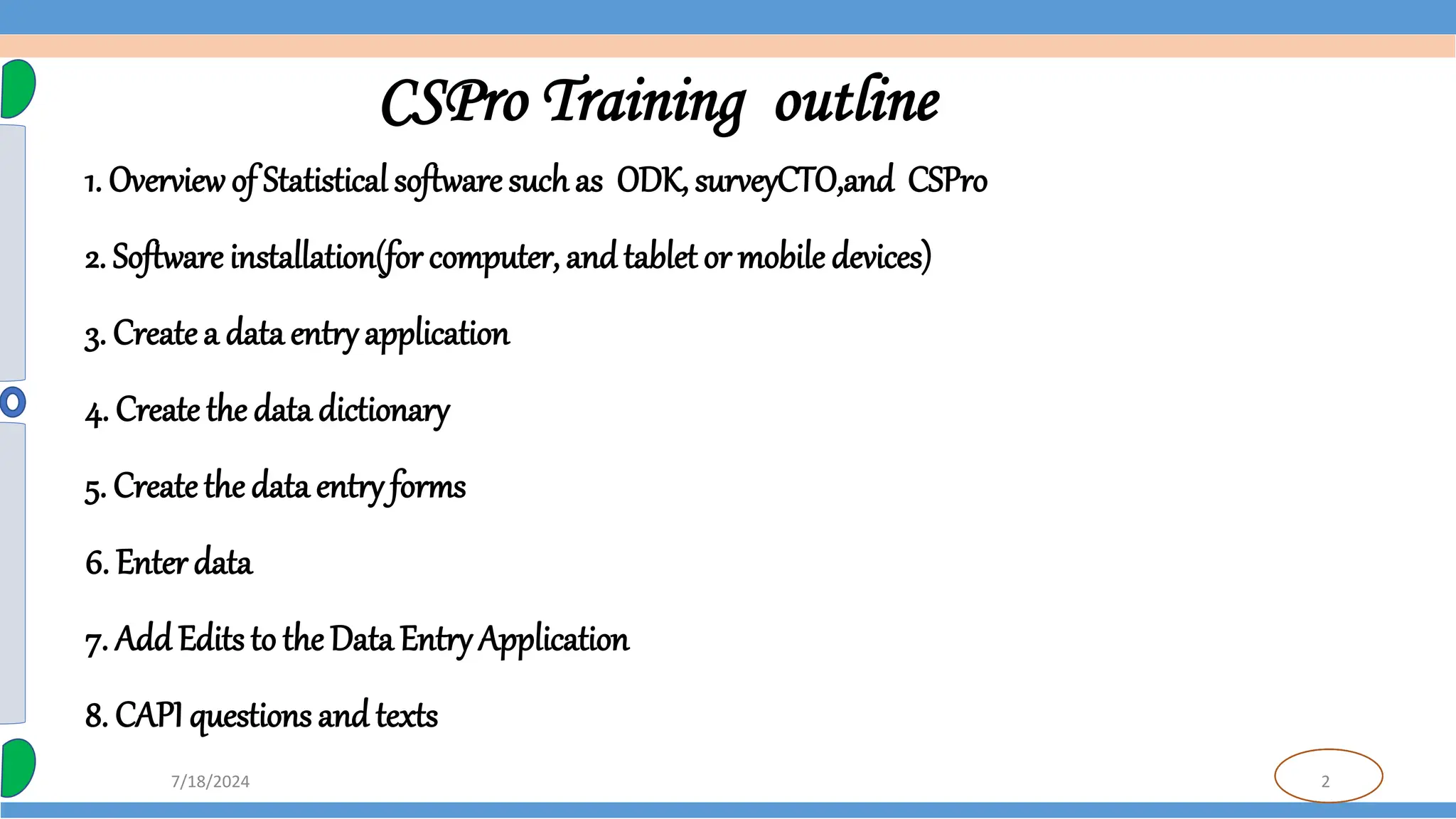 Training on CSPro and step by steps.pptx