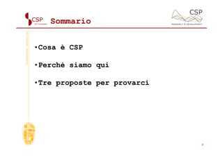 Csp@scuola2011 seminariointro borri | PDF | Technology & Computing