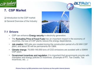 Drivers and Barriers in the current CSP market | PPT