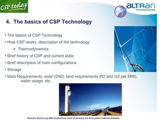 Drivers and Barriers in the current CSP market | PPT