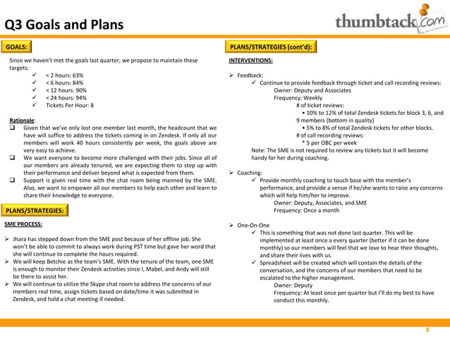 CS Q2 Review and Q3 Plan | PPTX