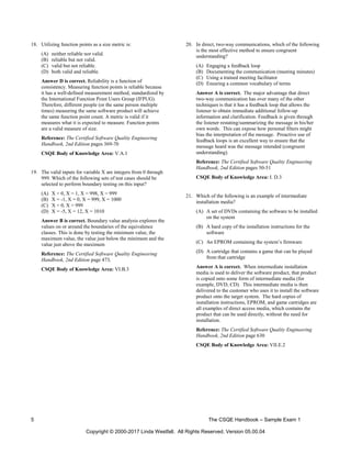 Csqe sample exam 1 solutions 05.00.04