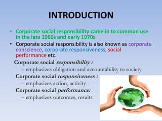 CSR | PPT