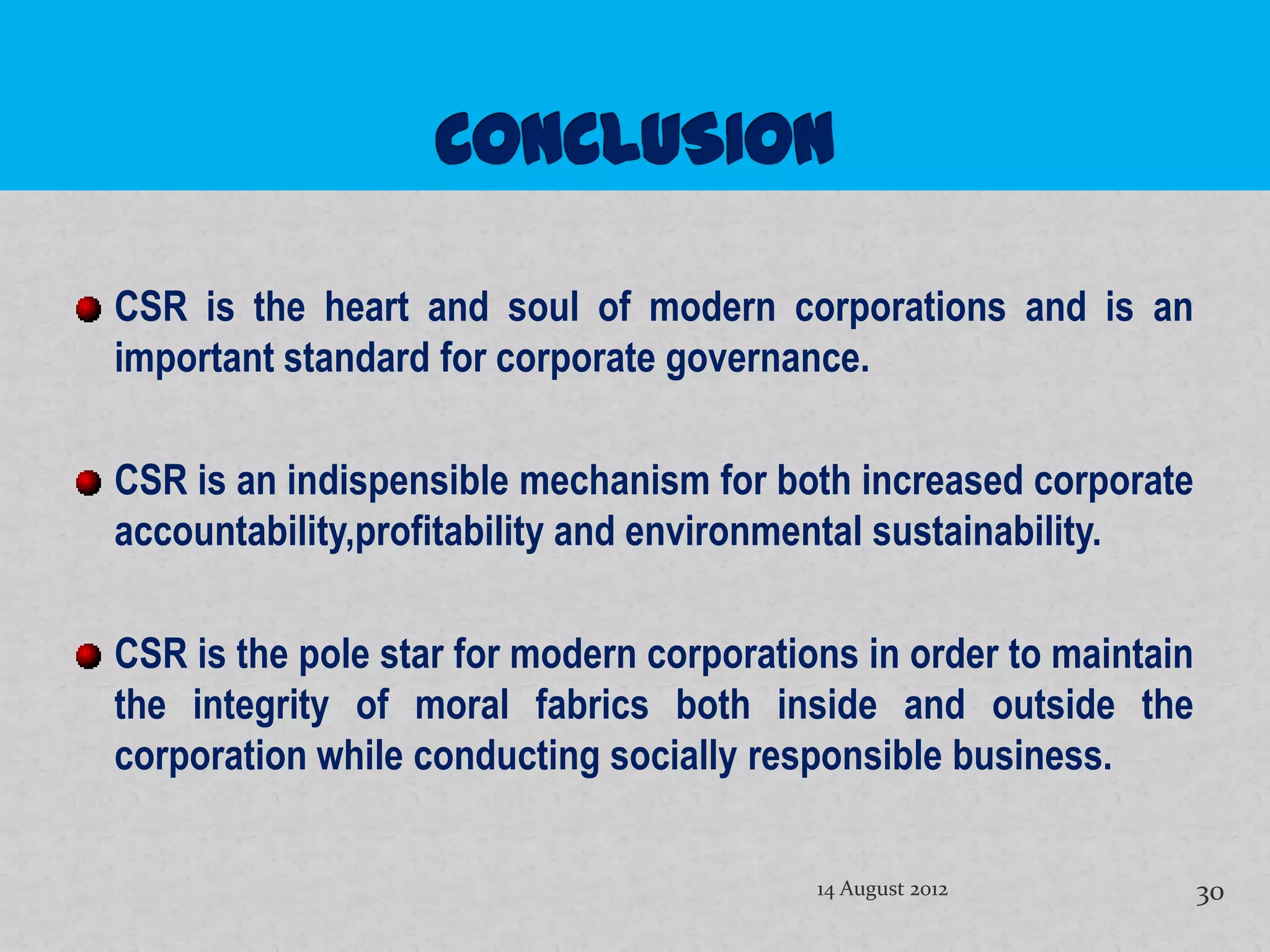 CORPORATE SOCIAL RESPONSIBILITY | PPTX