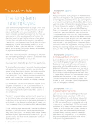 People and Purpose, Manpower Corporate Social Responsibility Update | PDF