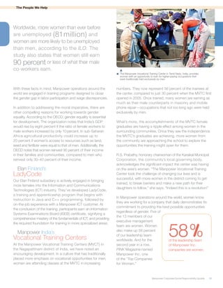 People and Purpose, Manpower Corporate Social Responsibility Update | PDF