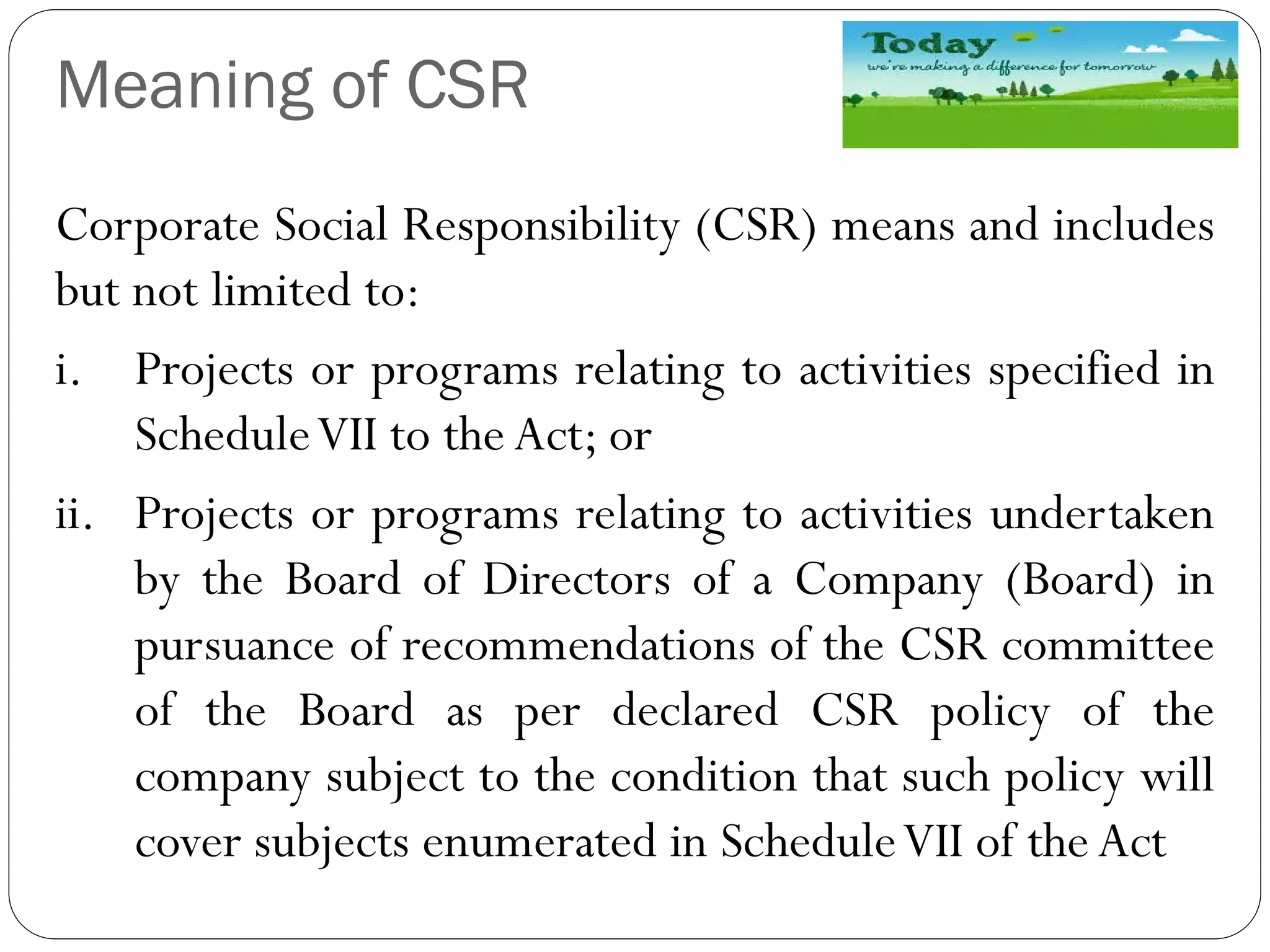 Corporate Social Responsibilities | PDF