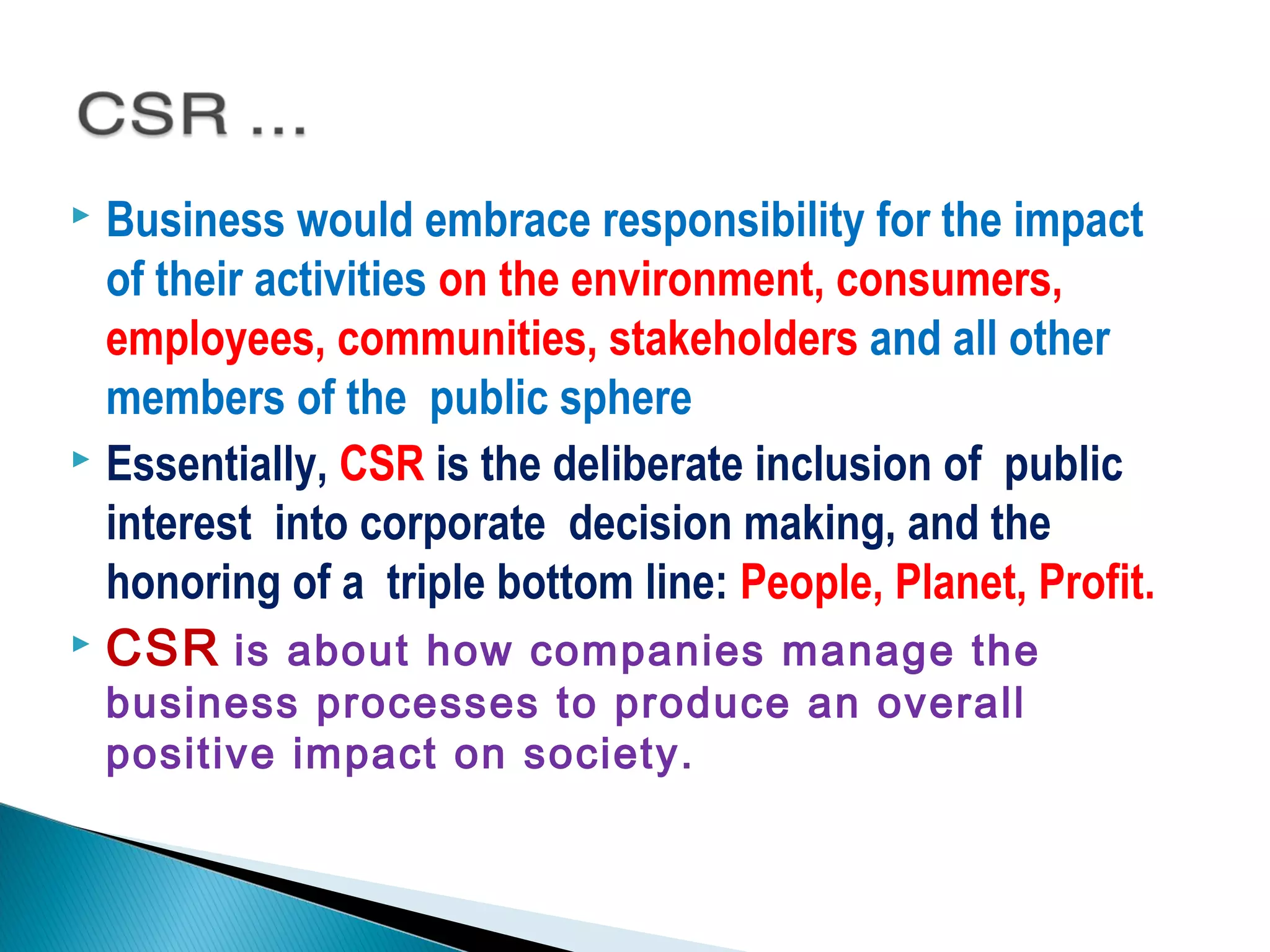 Corporate Social Responsibility | PPT