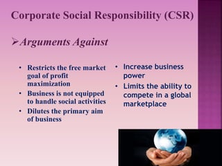 Corporate social responsibility ppt by ritu bharti | PPTX