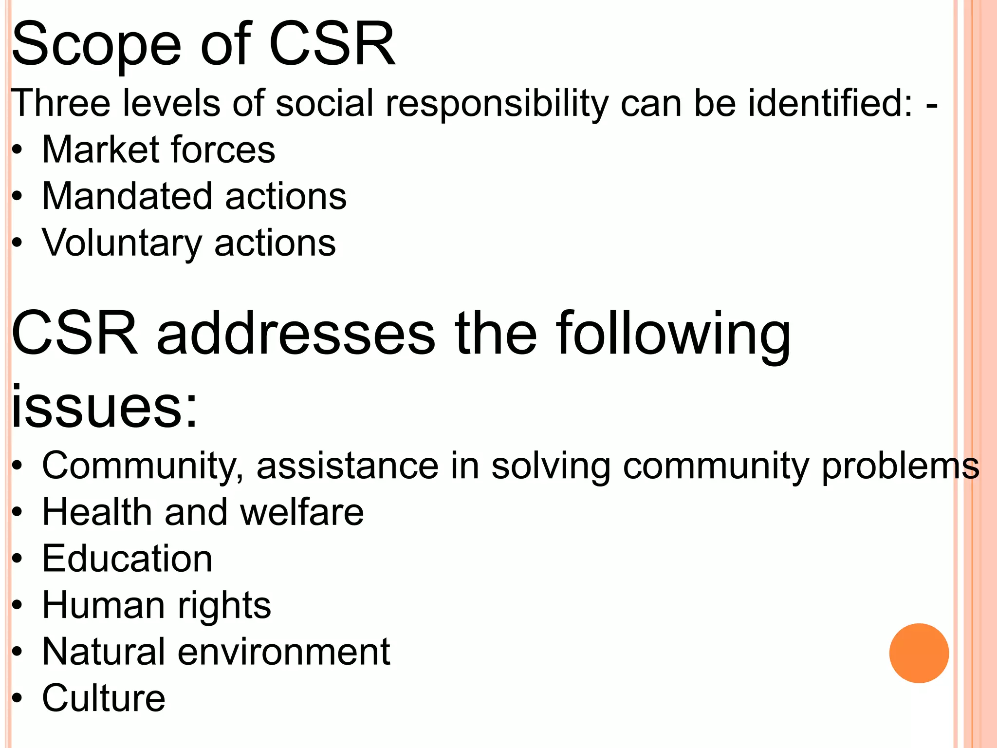 Corporate Social Responsibility(CSR) | PPTX