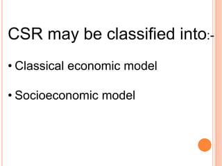 Corporate Social Responsibility(CSR) | PPTX
