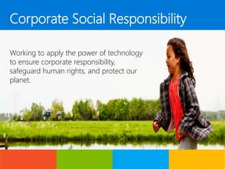 Microsoft CSR program | PPTX