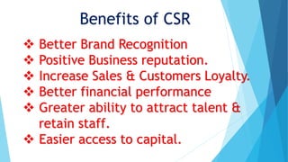 Corporate Social Responsibility (CSR) | PPT