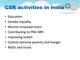 Corporate Social Responsibility (CSR) | PPT