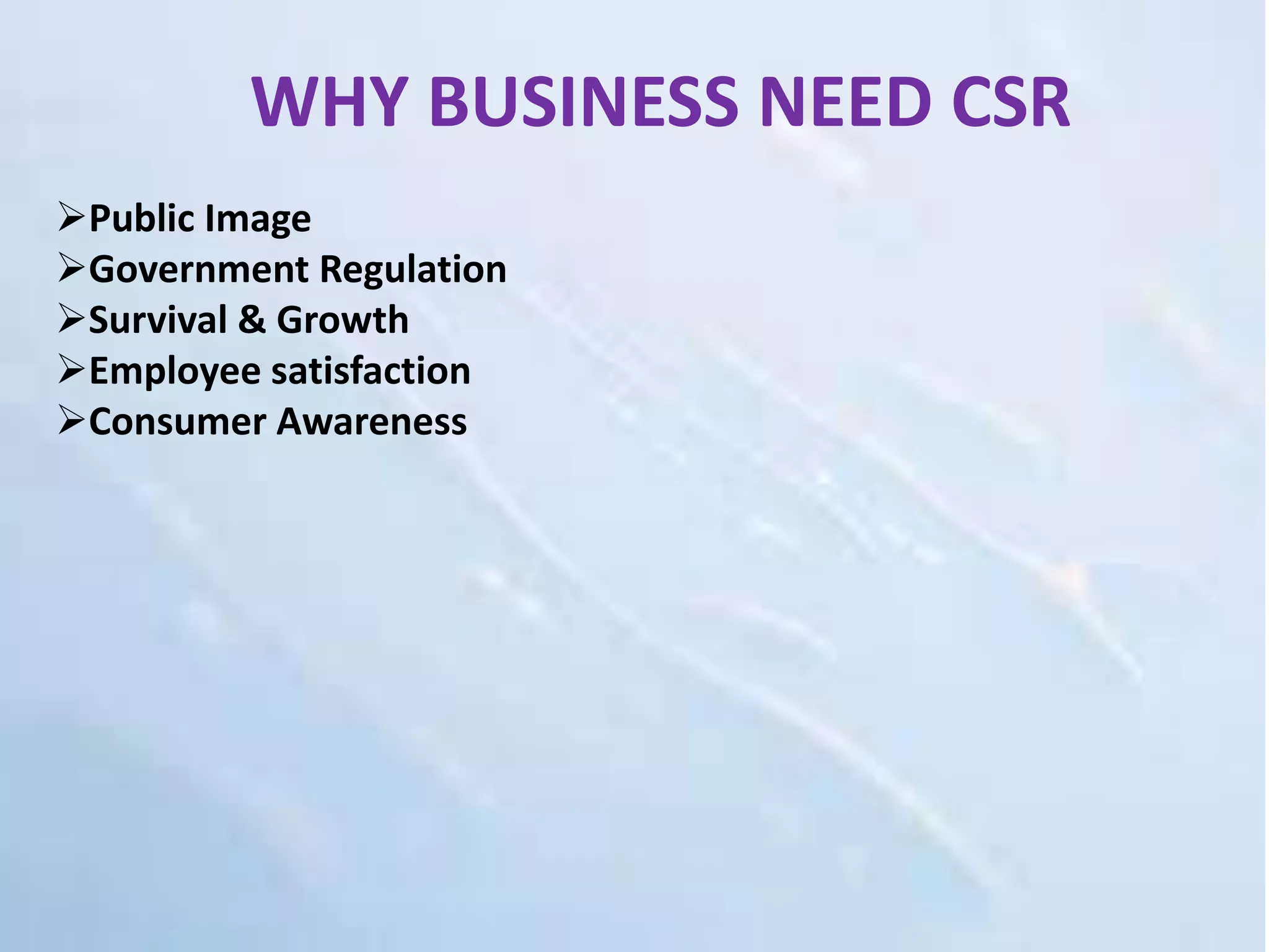 CSR | PPT