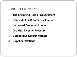 Corporate Social Responsibility (CSR) | PPT