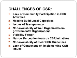 Corporate Social Responsibility (CSR) | PPT