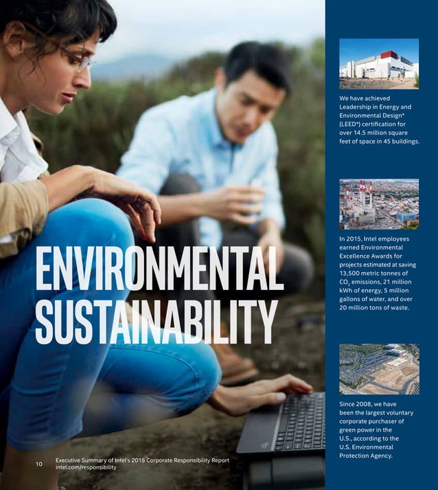 Intel CSR 2015 executive-summary | PDF | Environmental Services ...