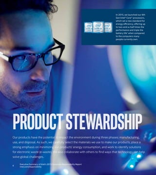 Intel CSR 2015 executive-summary | PDF