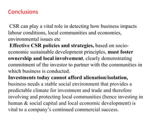 Corporate social responsibility in agribusiness firms | PPTX
