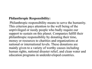 Corporate social responsibility in agribusiness firms | PPTX