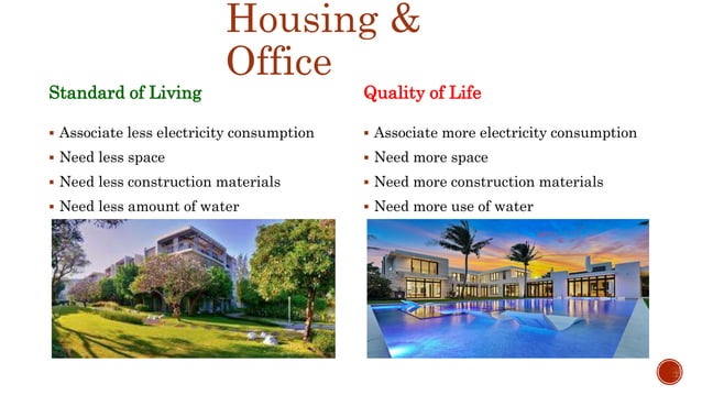 CSR.pptx standard of living vs quality of life | PPTX