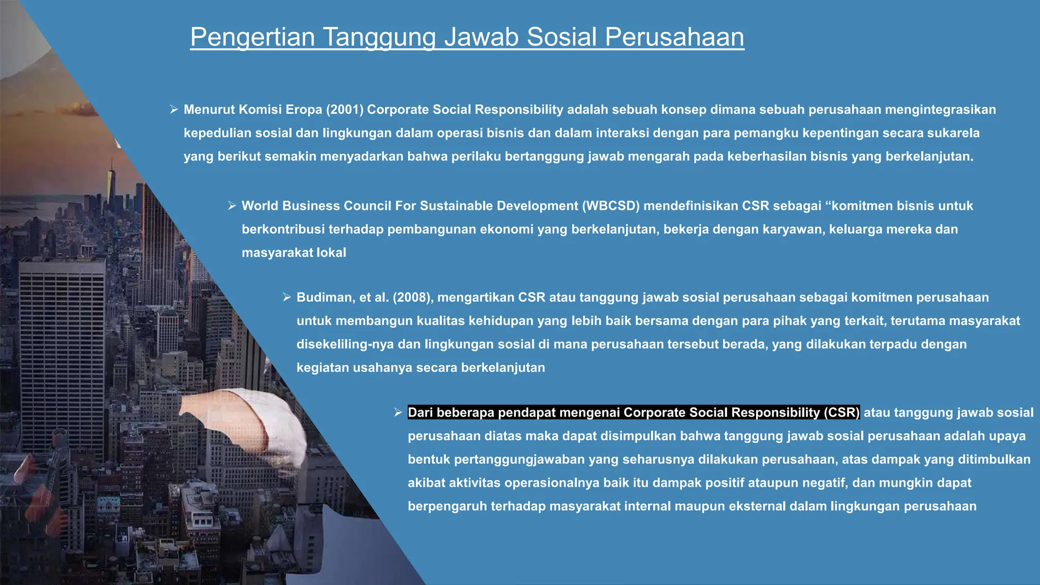slide coorporate social responbility ( csr ) | PPTX